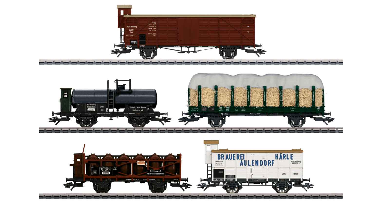 eisenbahnvogler - Märklin 045175 Güterwagen-Set "175 Jahre Eisenbahn in ...