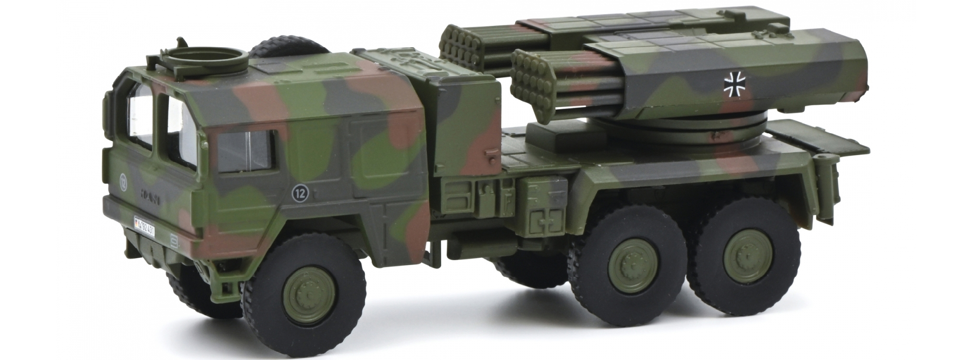 eisenbahnvogler - Schuco 452666200 LKW-Modell MAN KAT1 7t. gl. | LARS